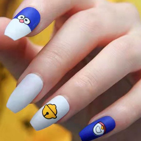 Doraemon | Makeup | Doraemon Funny Faces Fingernail Stickers Manicure ...